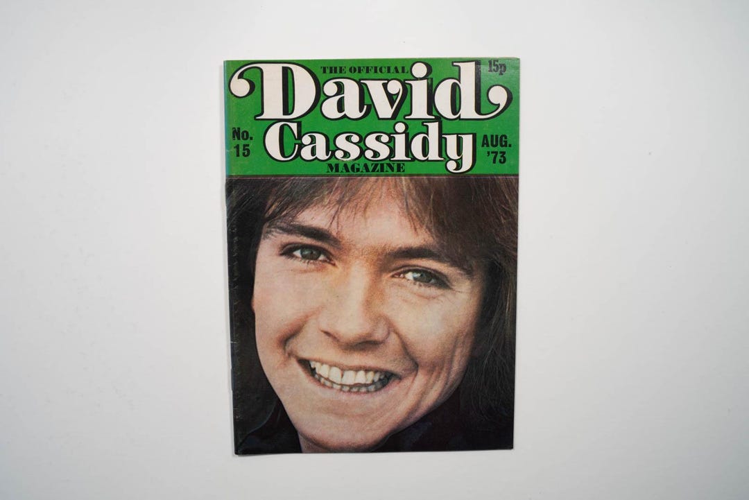 Rare David Cassidy Official UK Magazine - Ideal Gift for Fans! - Issue ...