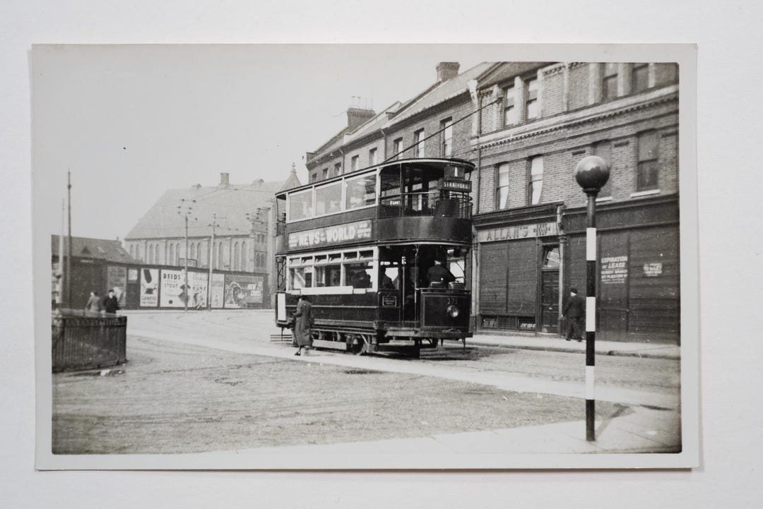 West Ham Lane Old London Tram Photo Series b7 - Etsy