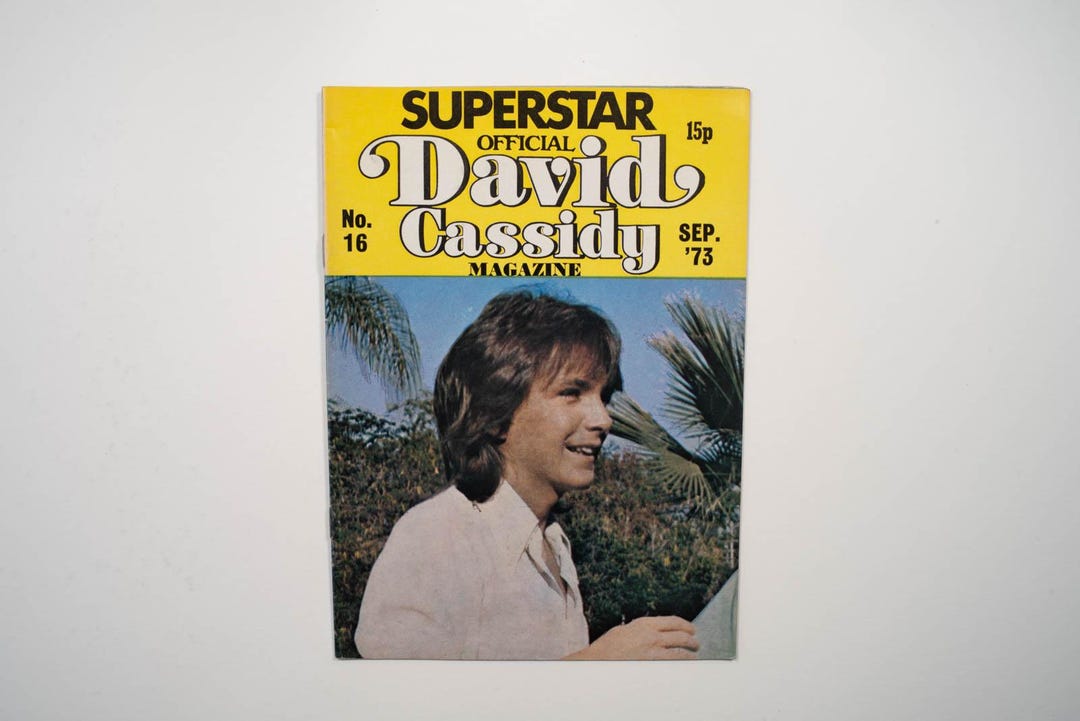 Rare David Cassidy Official UK Magazine - Ideal Gift for Fans! - Issue ...