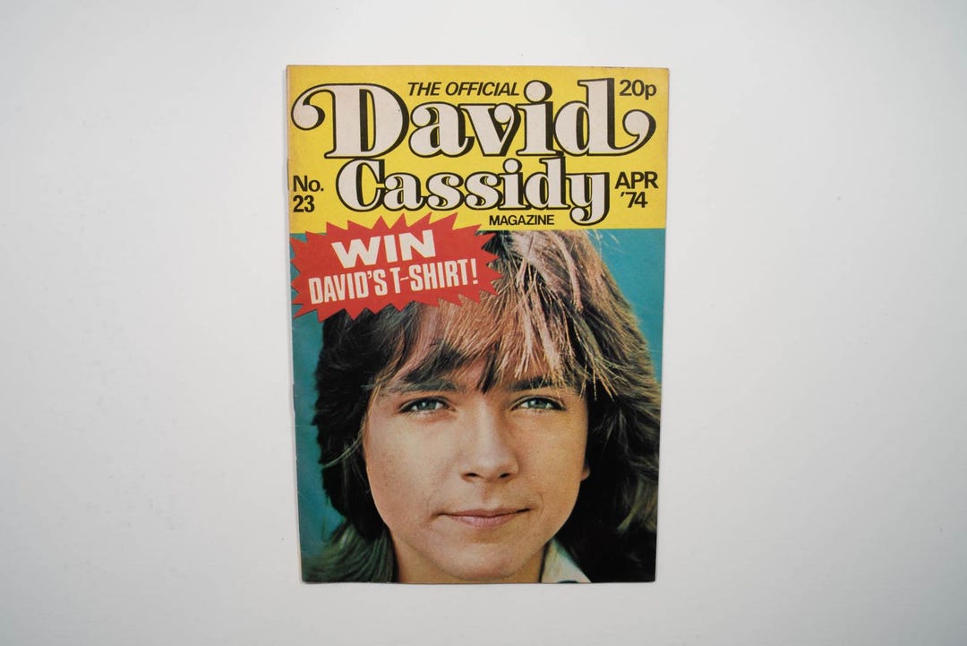 Rare David Cassidy Official UK Magazine - Ideal Gift for Fans! - Issue ...