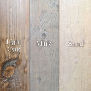 Light Oak Wooden Dining Table Rustic Solid Wood Farmhouse Table ...