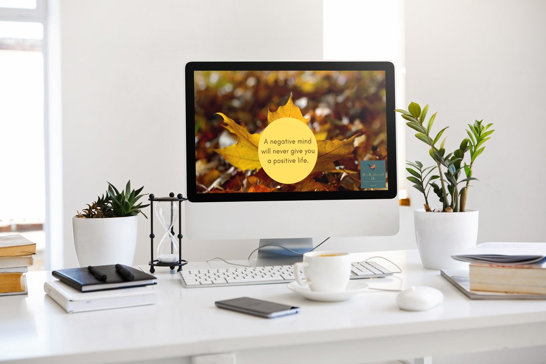 Positive Life Desktop Wallpaper Digital Download - Etsy