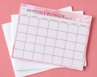 Printable Pink Monthly Budget Planner Planning Sheet Gift for Her ...