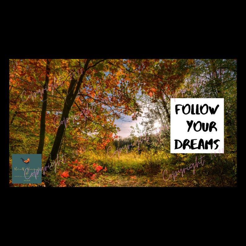 Follow Your Dreams Desktop Wallpaper Digital Download - Etsy