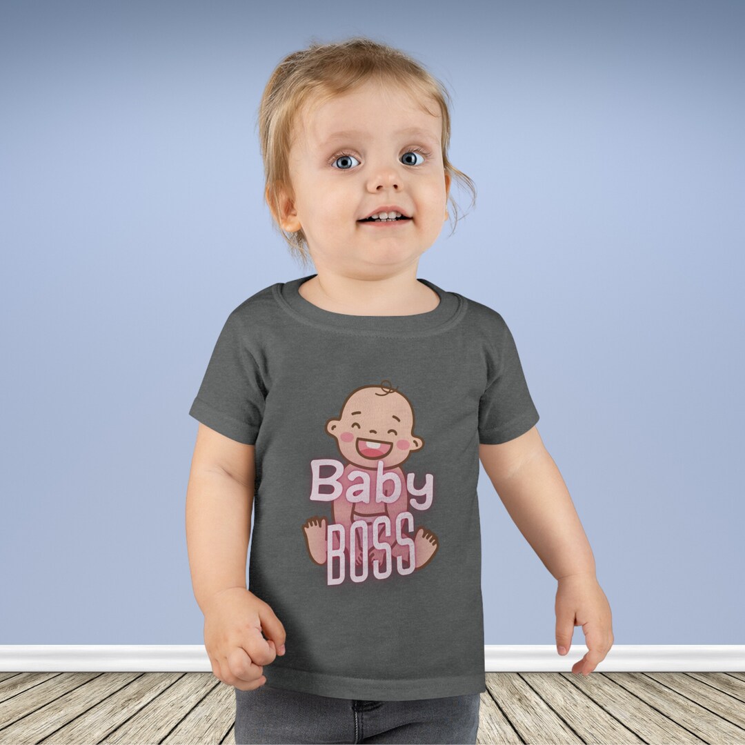 Baby Boss Baby Pink Toddler T-shirt - Etsy