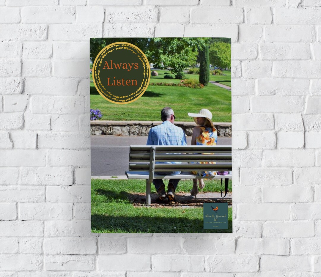 Always Listen 8.5 X 11 Print Digital Download - Etsy