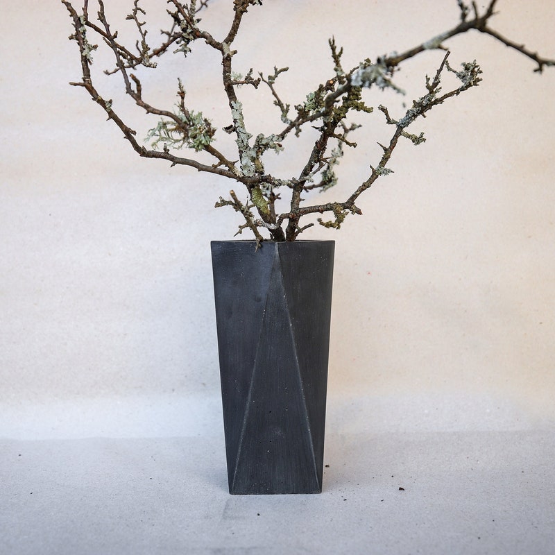 Concrete Vase - Etsy