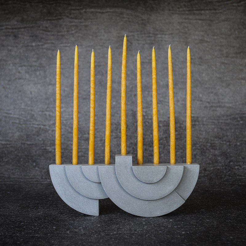 Modern Menorah - Etsy