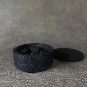 Lava Stone Essential Oil Diffuser, Black Lava Rock Container ...