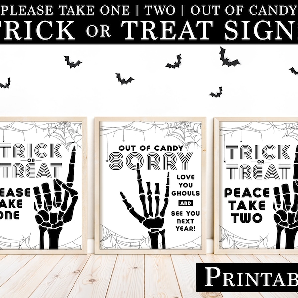 Halloween Candy Sign - Etsy