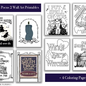 Hocus Pocus Halloween Party Games, Hocus Pocus Printable Halloween ...