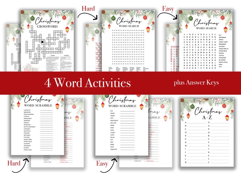 The Ultimate Christmas Game Holiday Party Pack of Printable | Etsy