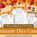 Printable Thanksgiving Gratitude Dice Games, Thanksgiving Gratitude ...