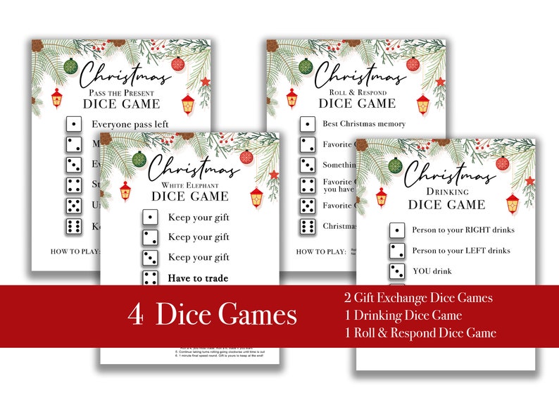 The Ultimate Christmas Game Holiday Party Pack of Printable | Etsy