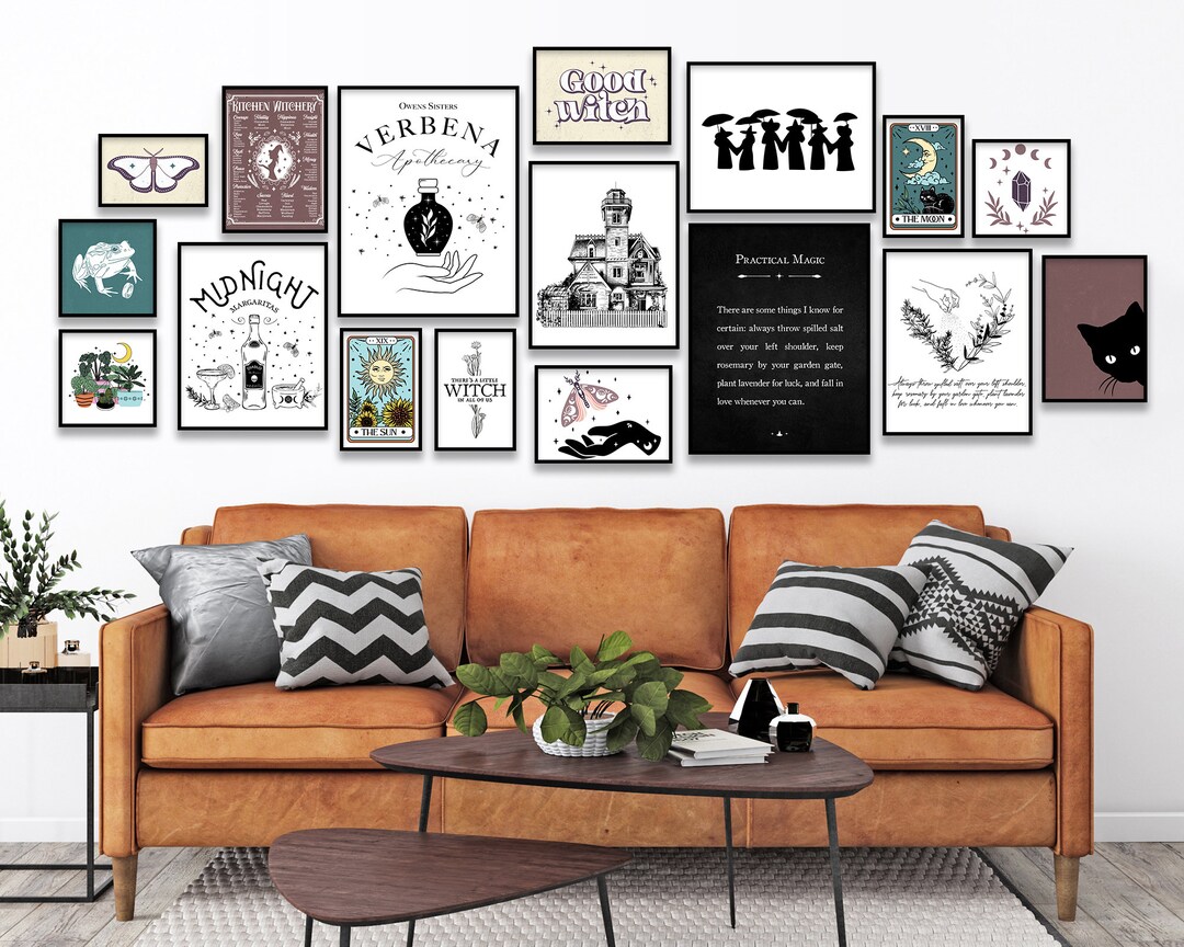 Practical Magic Witchy Decor Printable Wall Art Set of 20 Witchy Art ...