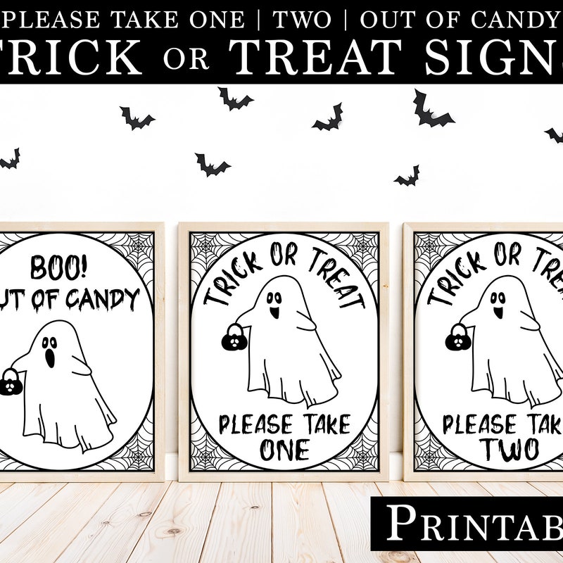 Halloween Candy Sign - Etsy