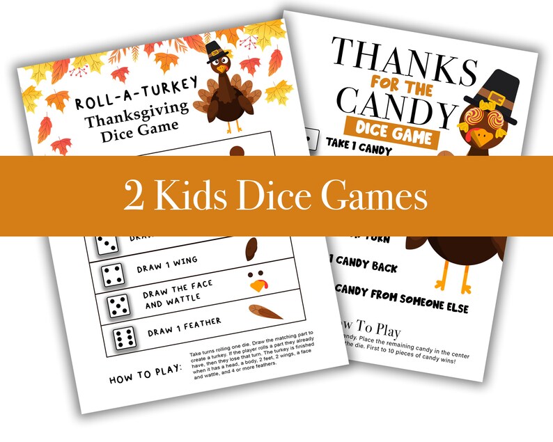 Printable Thanksgiving Gratitude Dice Games, Thanksgiving Gratitude ...