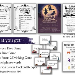 Hocus Pocus Halloween Party Games, Hocus Pocus Printable Halloween ...