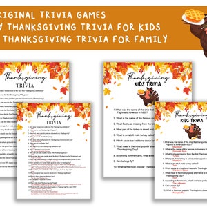 Thanksgiving Trivia Printable Games, Printable Thanksgiving Trivia ...