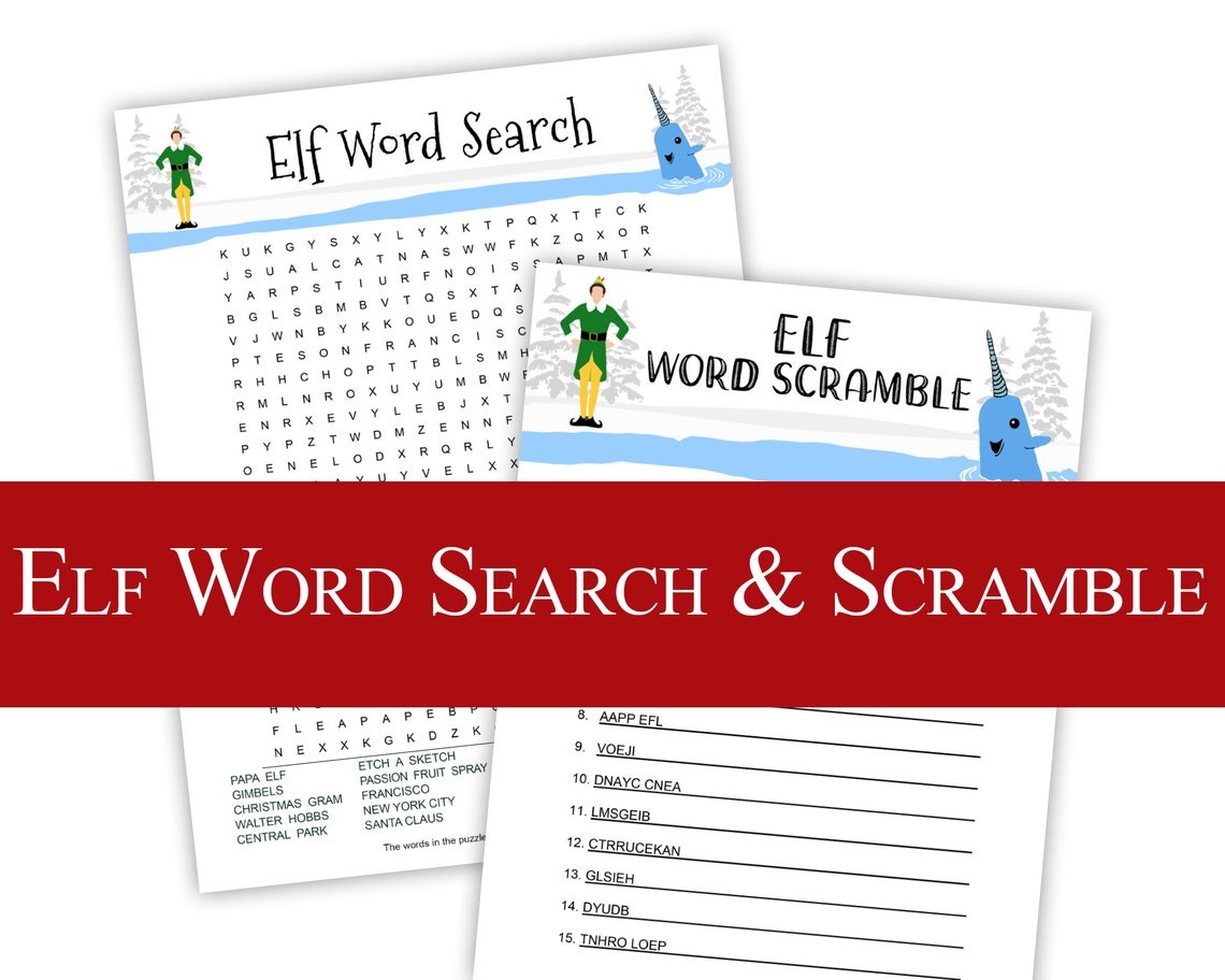 Christmas Word Search Christmas Movie Printable Games, Christmas ...