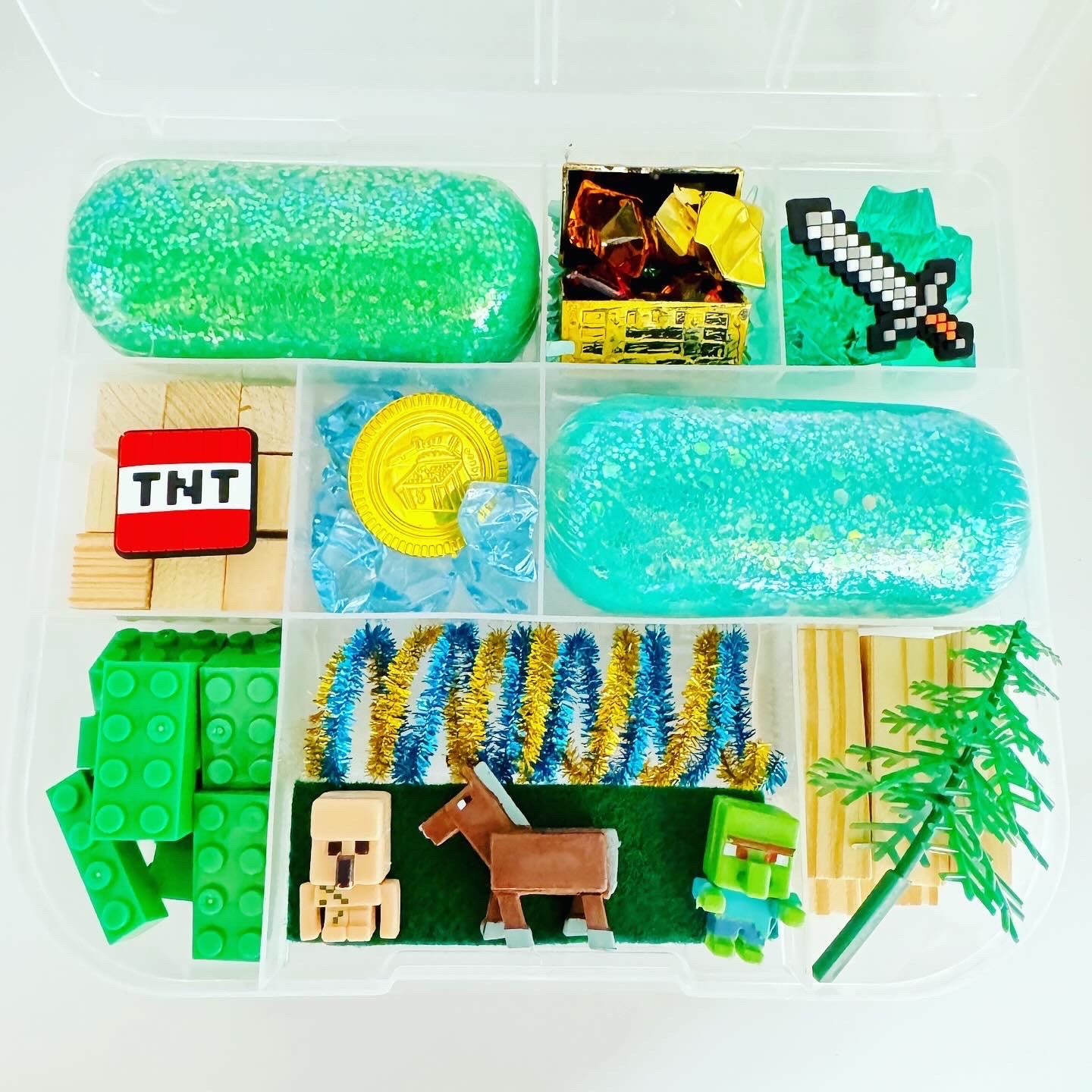 Minecraft Playdough Kit Playdough Kit Busy Box Play Doh - Etsy