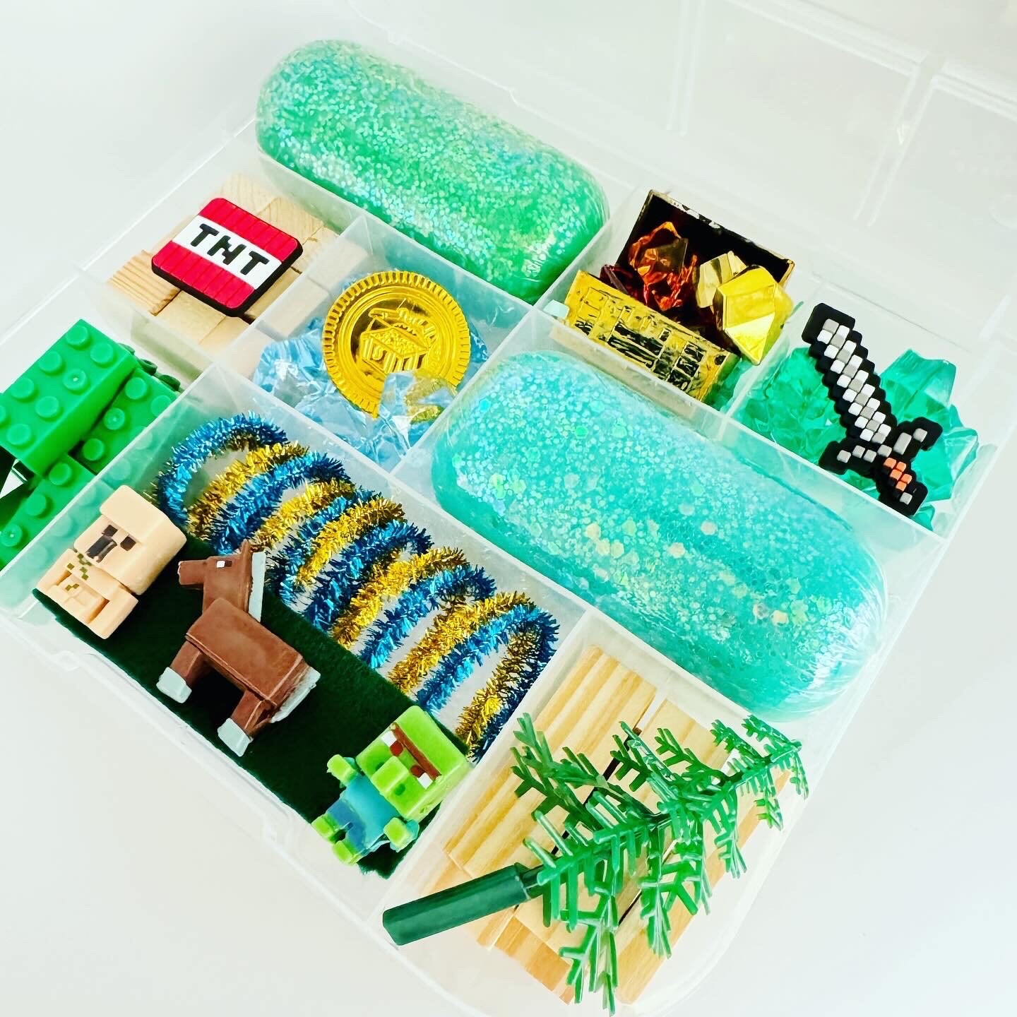 Minecraft Playdough Kit Playdough Kit Busy Box Play Doh - Etsy