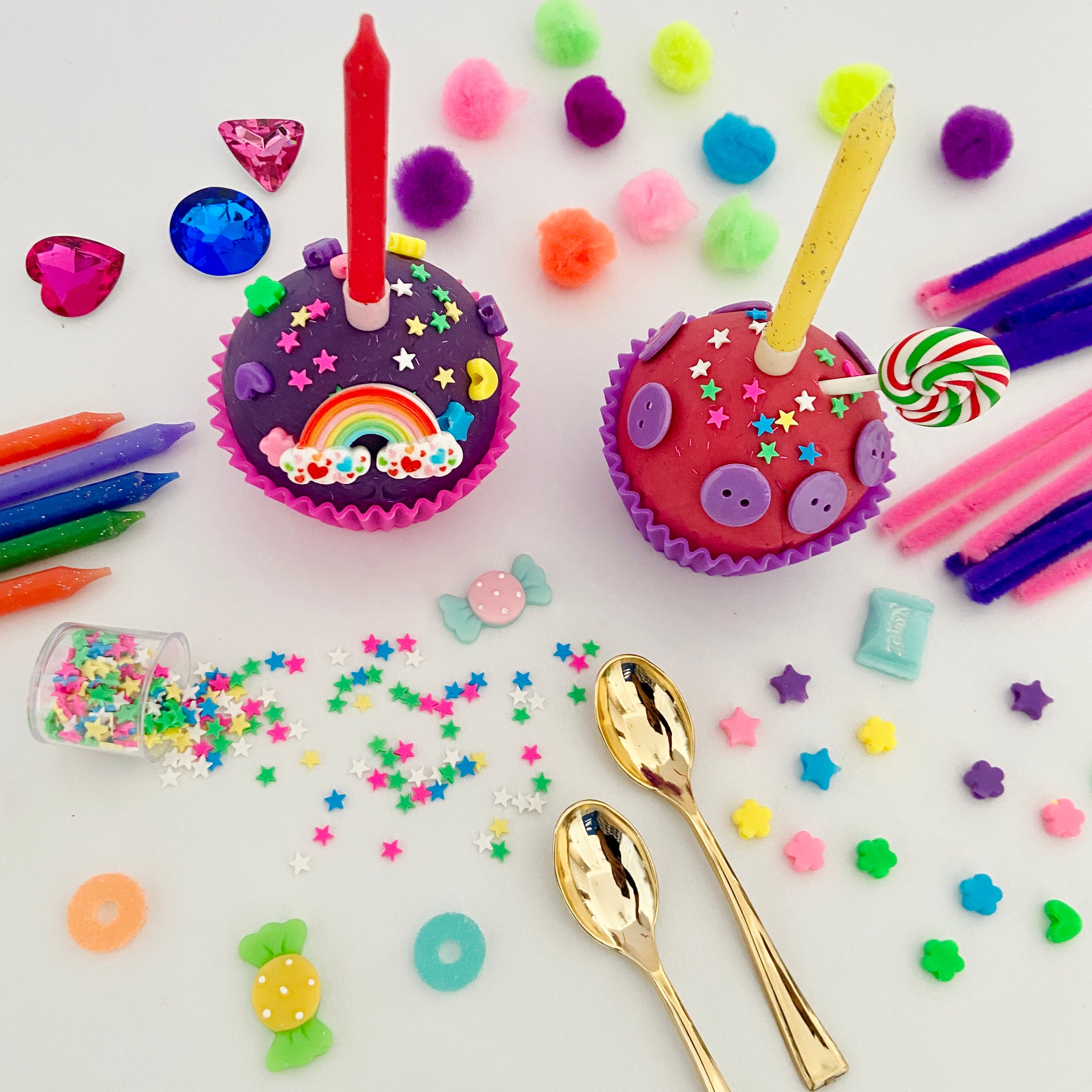 Cupcake Playdough Kit Busy Box Play Doh Kitbirthday Party Favor Sensory ...