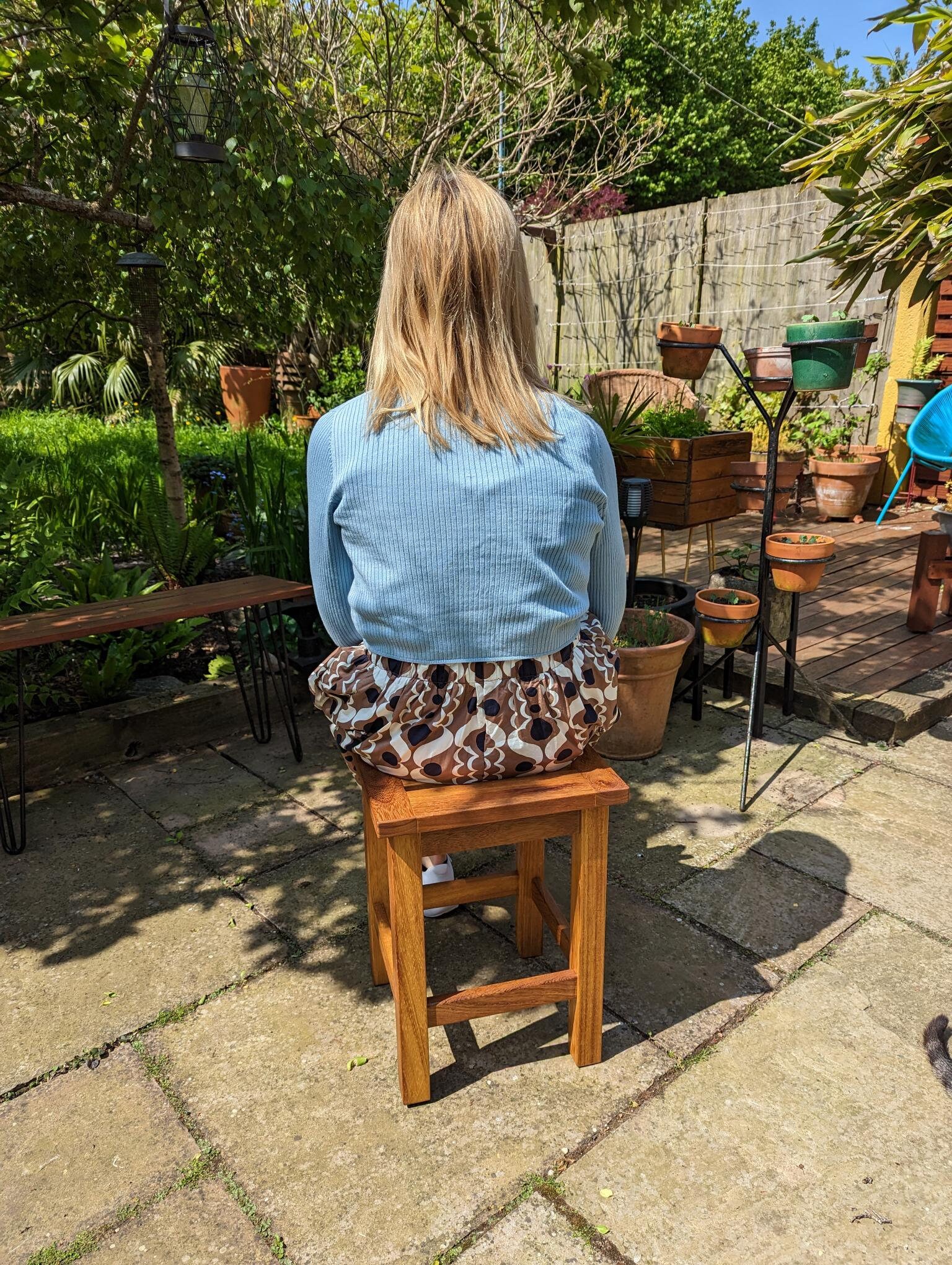 Wooden Stool DIY Woodworking Plans Traditional Style Easy Build Basic ...