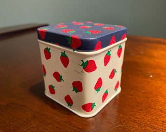 Strawberry Tin - Etsy