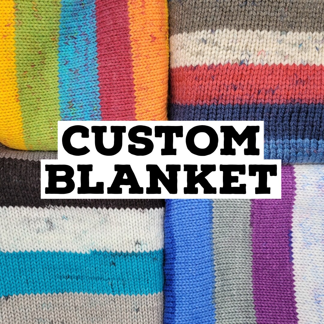 Made to Order - Knit Cozy Blanket - Handmade, Knit, Cozy, Soft, Warm ...