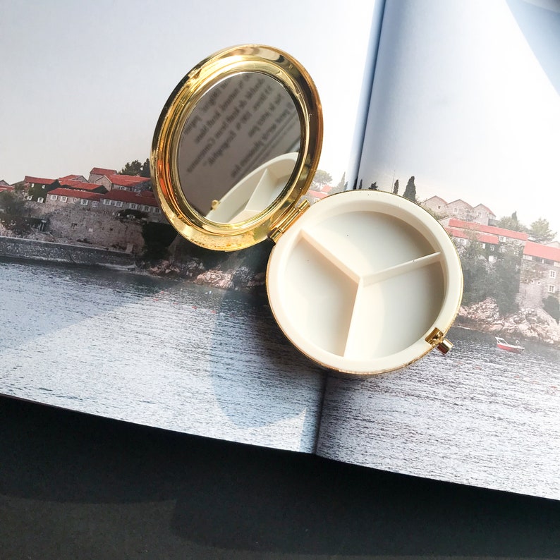 Pressed Flowers Pill Case Birth Control Pill Box Cute Pill - Etsy