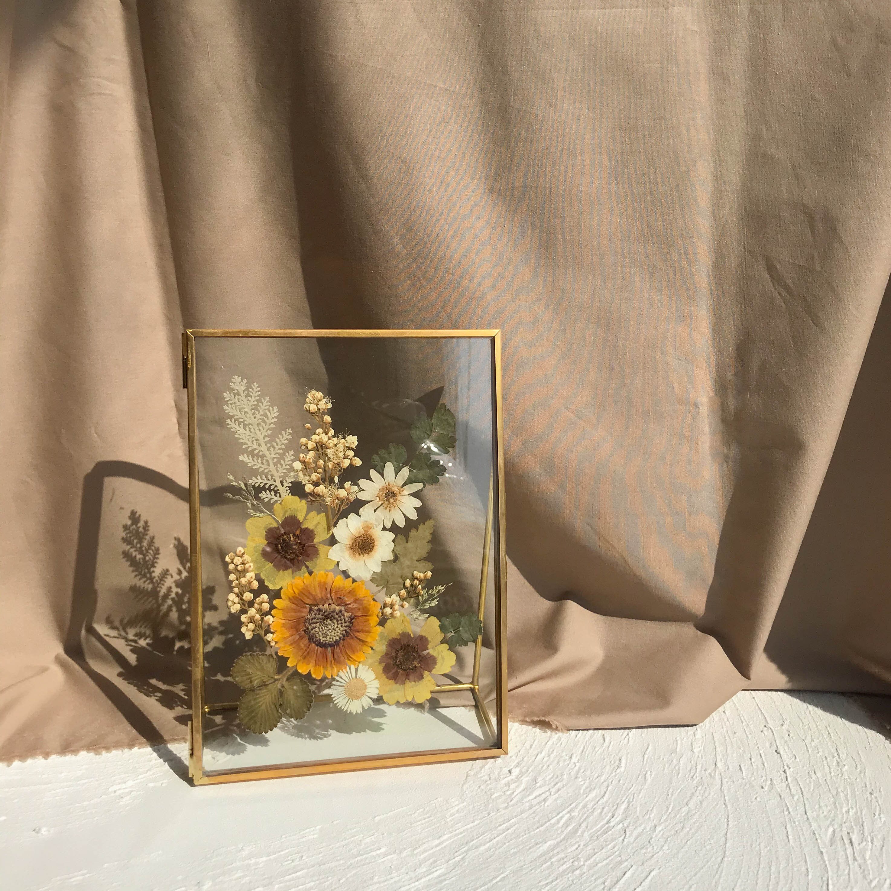 Pressed Flower Frame Pressed Flowers Art Flower Gift Botanical - Etsy