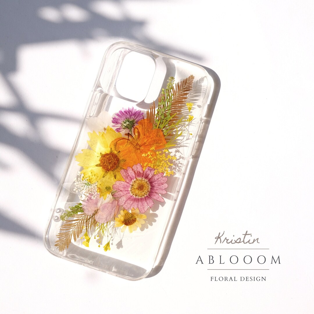 Pressed Flower Phone Case for iPhone 7 8 X 11 12 13 14 15 Pro Max Case ...