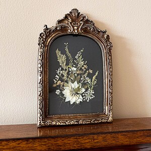 Vintage Pressed Flower Frame Pressed Flower Art Botanical Home Décor