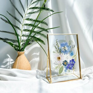 Pressed Flower Frame, Pressed Flower Art, Wedding Gift, Botanical Art ...