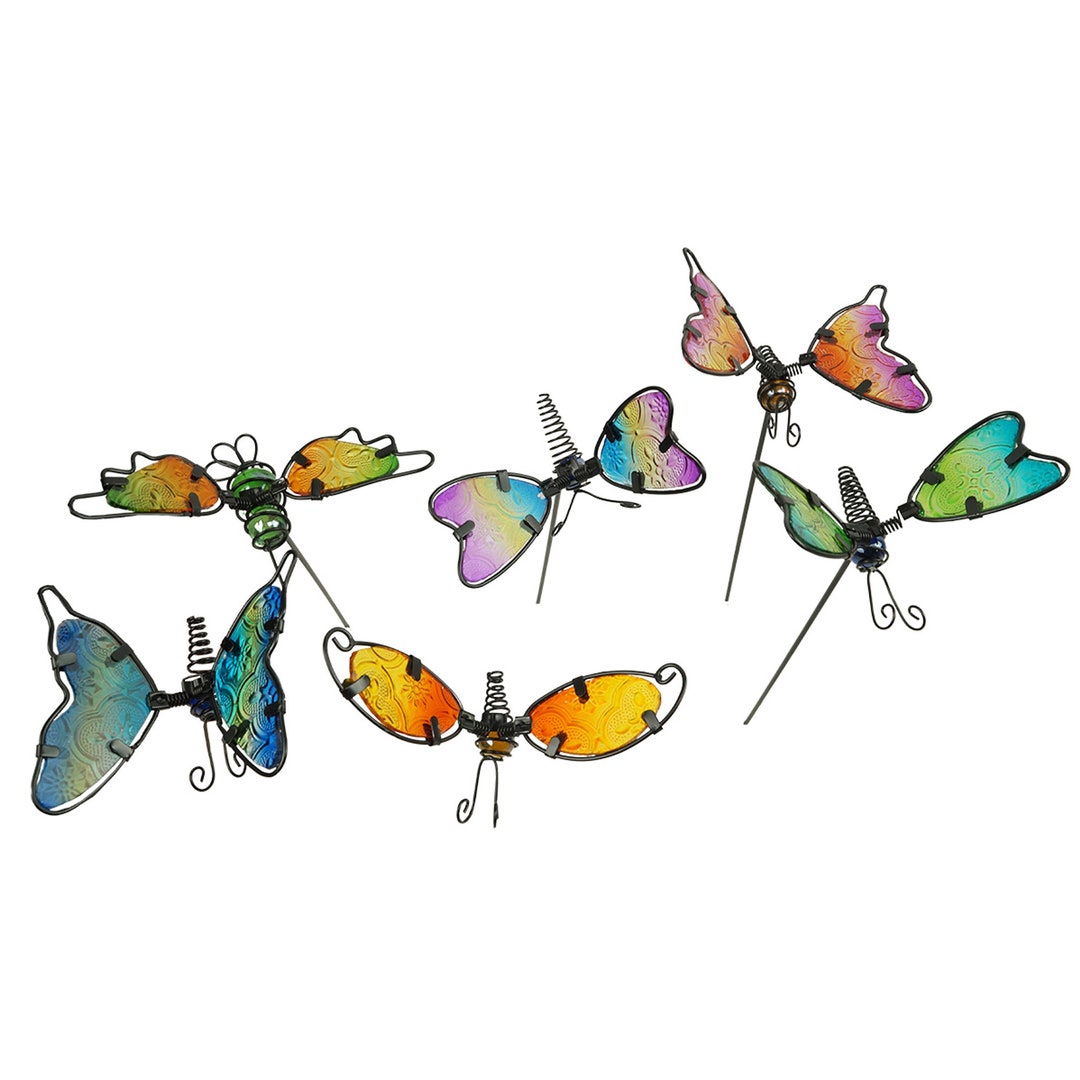 Garden Stake Butterfly Maripossa Set of 6 Approx. 30 Cm - Garden ...