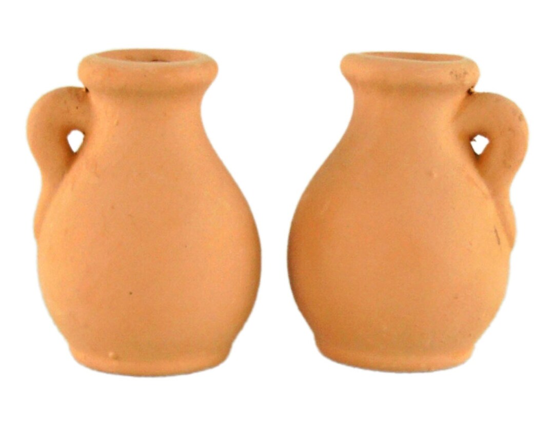 Set of 2 Clay Pots - Nativity Accessories Approx. 6 Cm - Etsy
