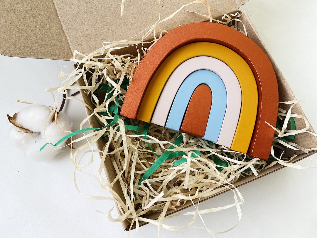 Boho Wooden Rainbow Decor Nursery and Home - Etsy