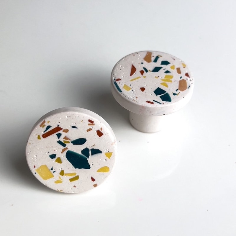 Concrete Knobs - Etsy