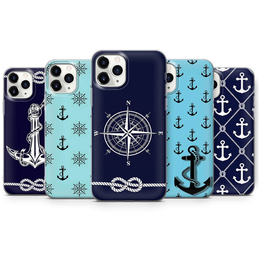 Sea Anchor, Ship Compass, Boat Steering Cover for iPhone 12 Pro Max ...