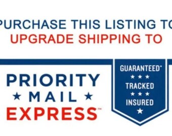 Priority Mail EXPRESS Shipping Upgrade, Fastest Delivery of Your Order ...