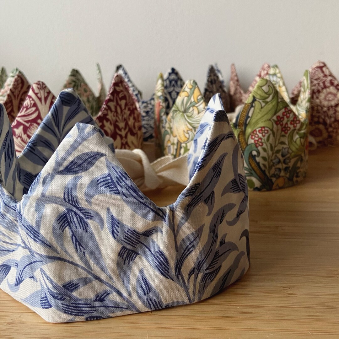 William Morris Party Hat Crown - Etsy
