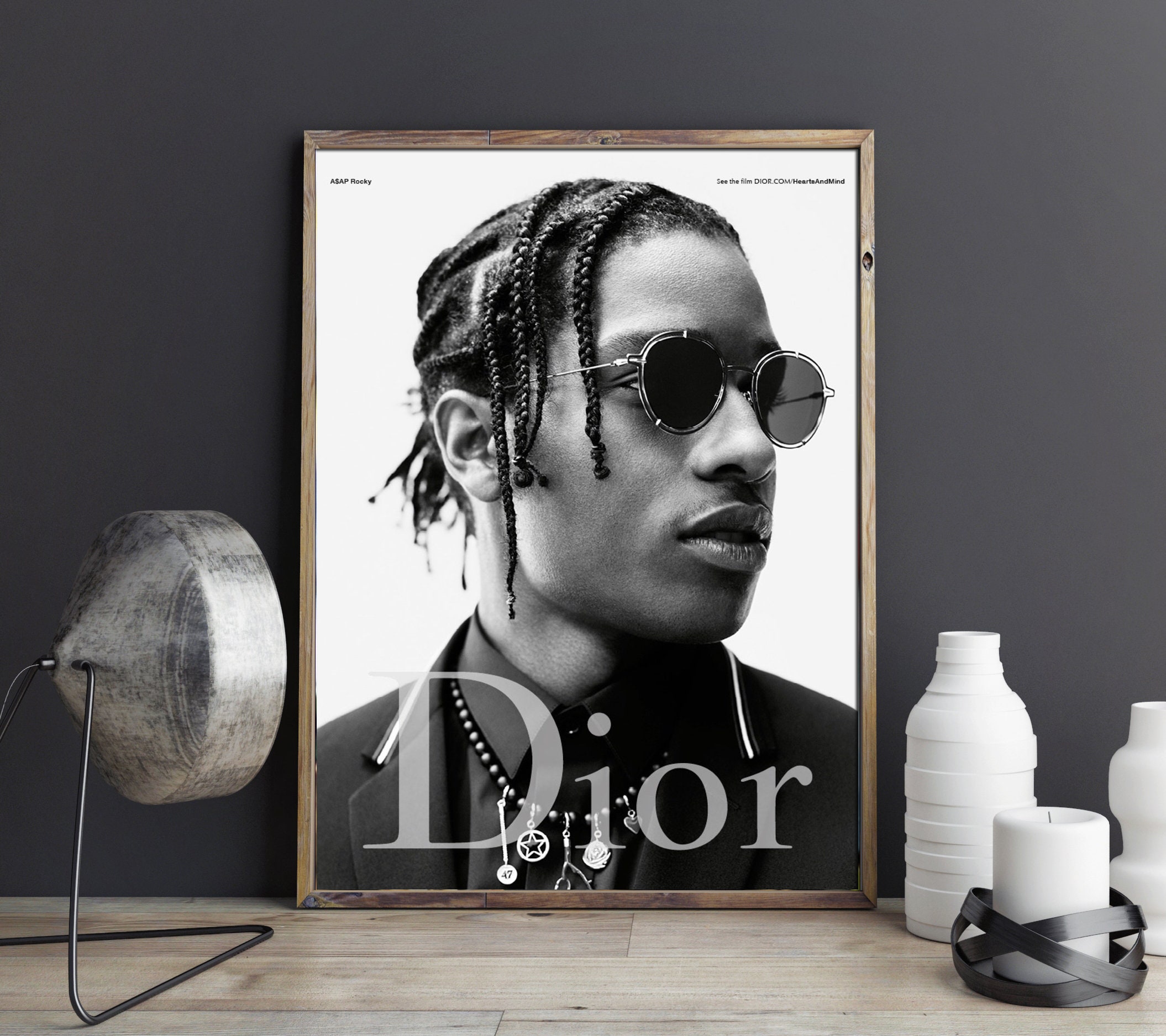 ASAP Rocky Poster Print Asap Music Rap Artwork Hip Hop | Etsy