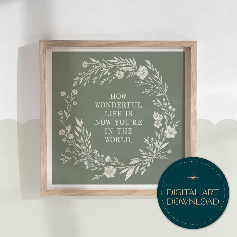How Wonderful Life - Etsy