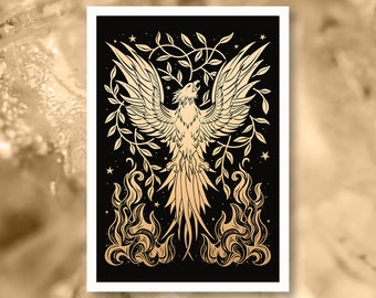 Phoenix Print | Etsy