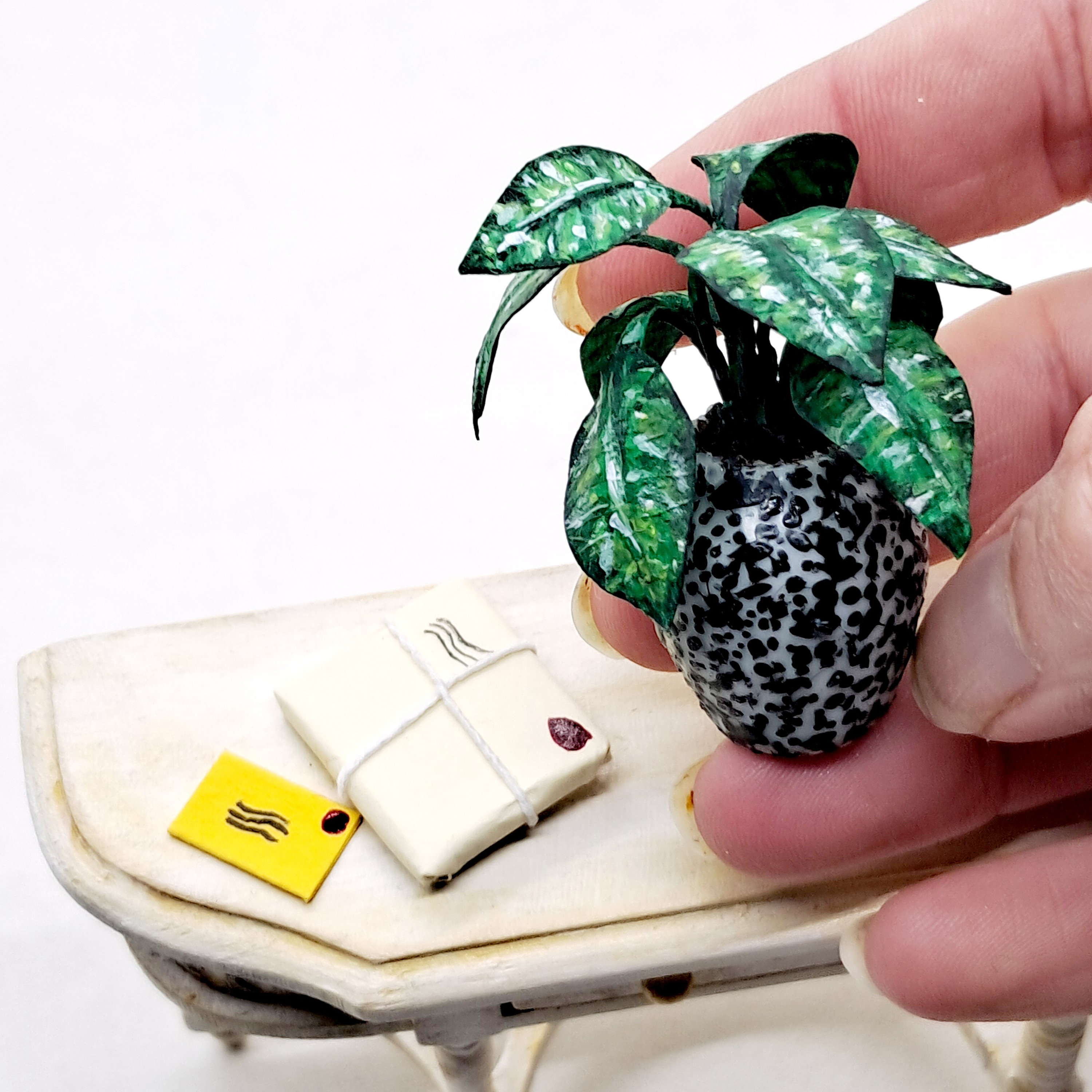 Dolls House Potted Plant, 1:12th Scale Miniature Plant, Chinese ...