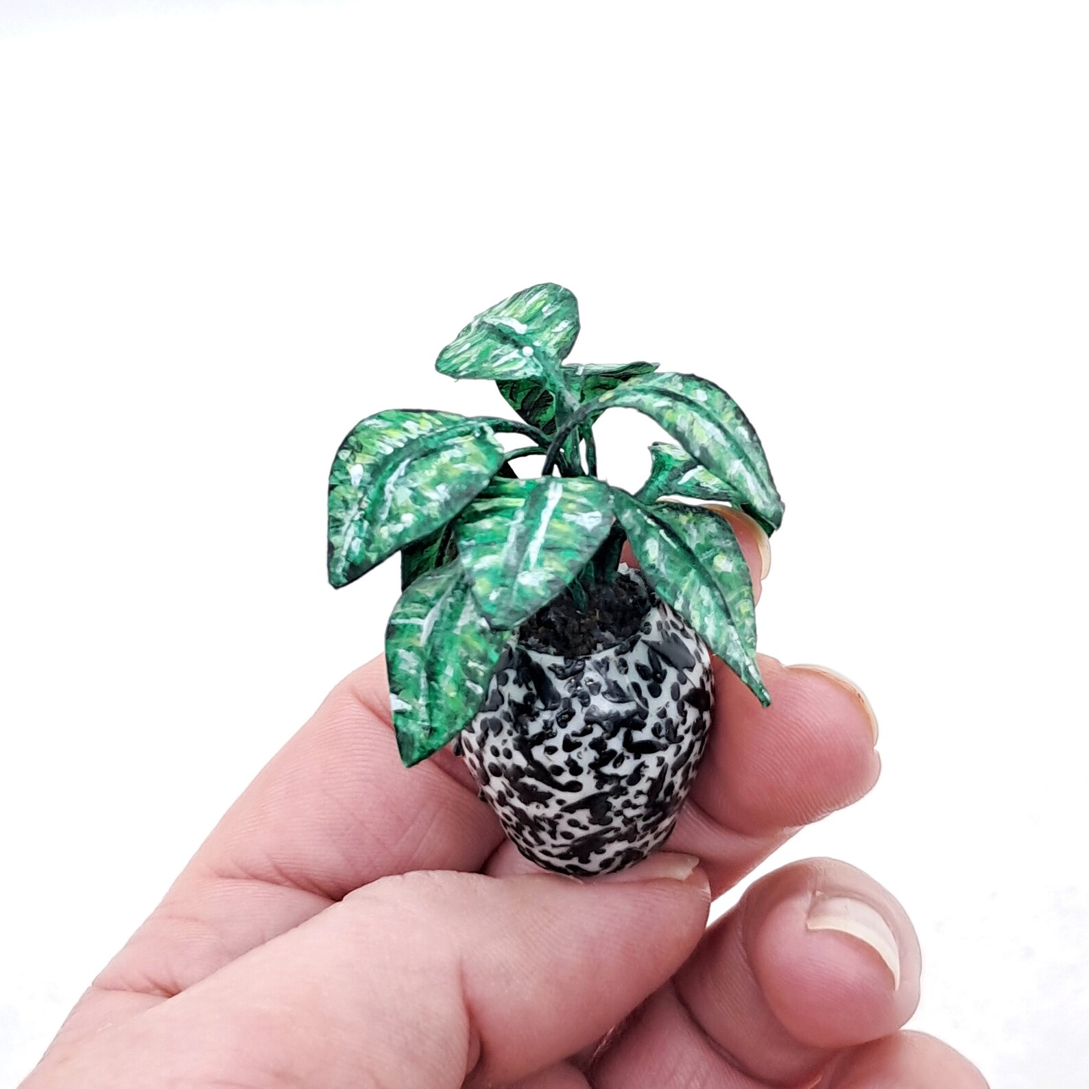 Dolls House Potted Plant, 1:12th Scale Miniature Plant, Chinese ...