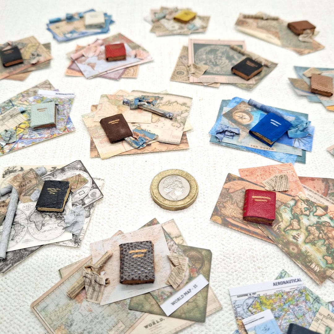 Miniature World Maps, Dollhouse Maps, Maritime Maps, 12th Scale Maps ...