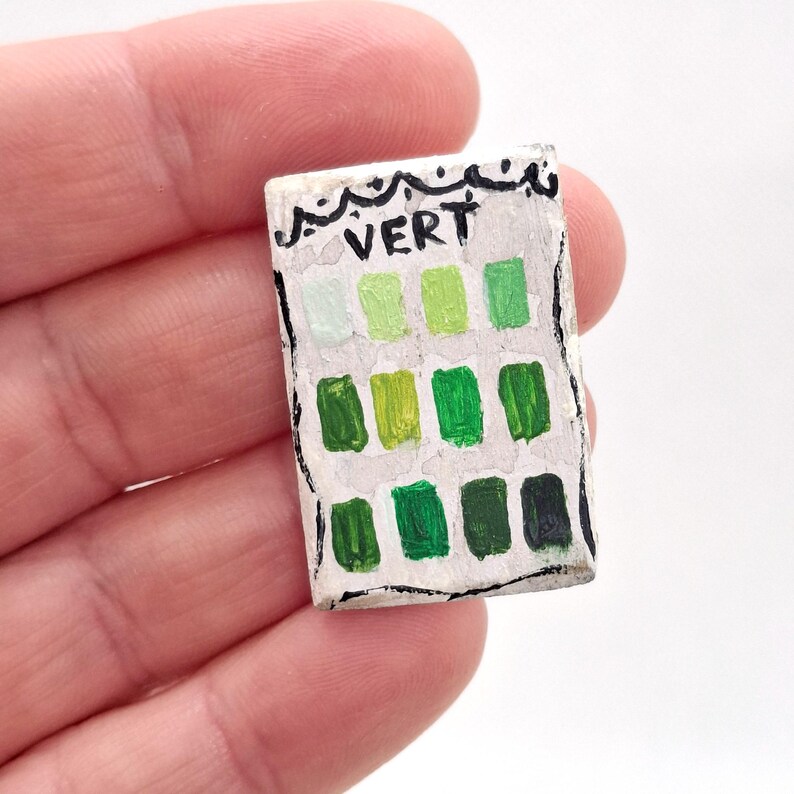 Miniature Colour Charts, 1:12th Scale Dolls House Color Palettes - Etsy ...