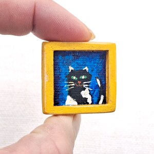 Dolls House Cat Paintings, Portraits, Miniature Framed Artworks, 1:12th ...